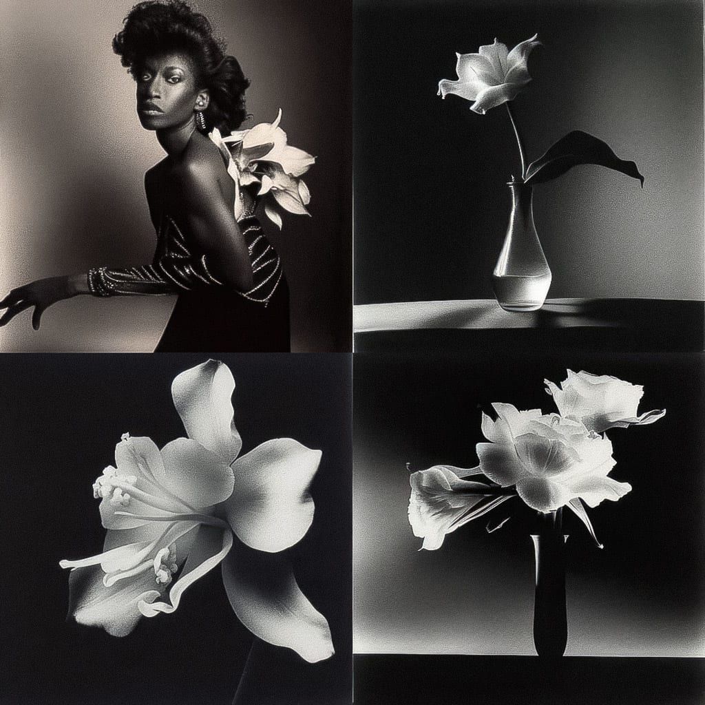 Robert Mapplethorpe Midjourney style | Andrei Kovalev's Midlibrary 2.0
