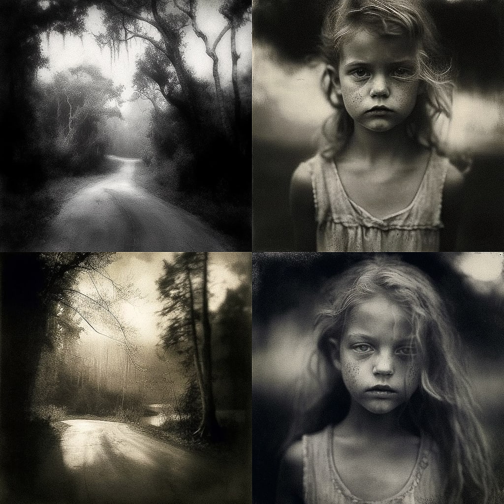 Sally Mann Midjourney style | Andrei Kovalev's Midlibrary 2.0