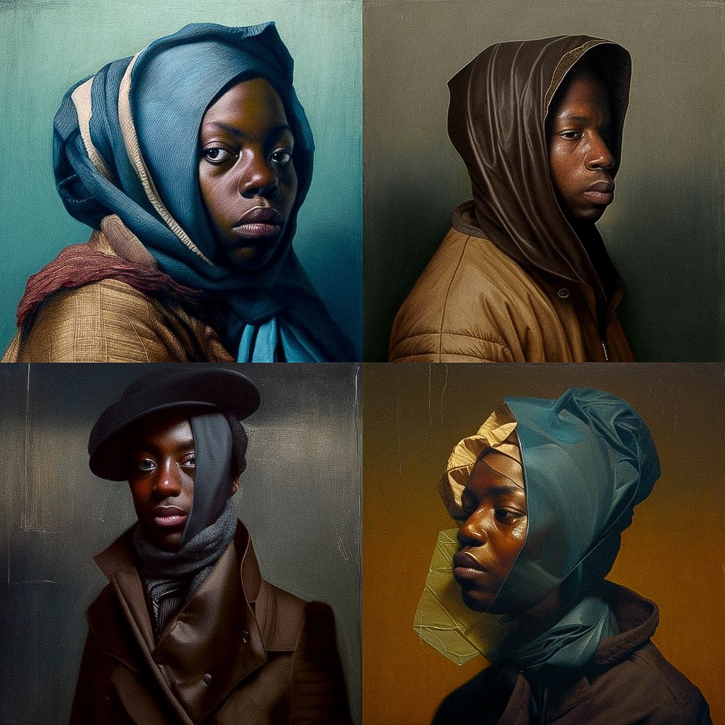 Titus Kaphar Midjourney style | Andrei Kovalev's Midlibrary 2.0