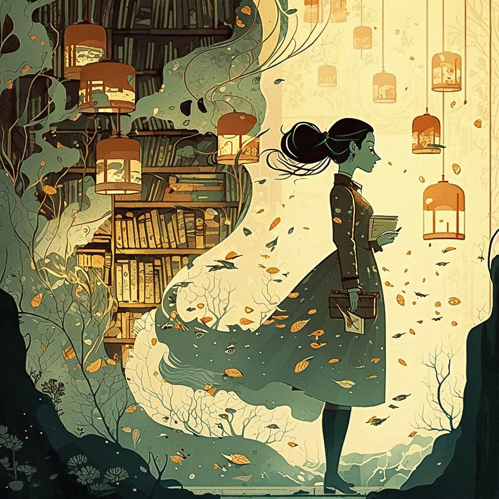 Victo Ngai Midjourney style | Andrei Kovalev's Midlibrary 2.0