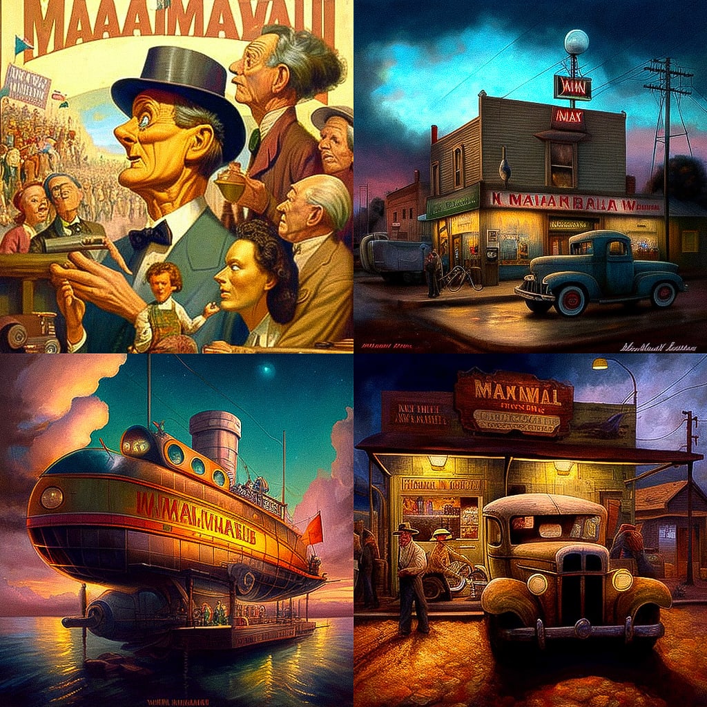 Ward Kimball Midjourney style | Andrei Kovalev's Midlibrary 2.0