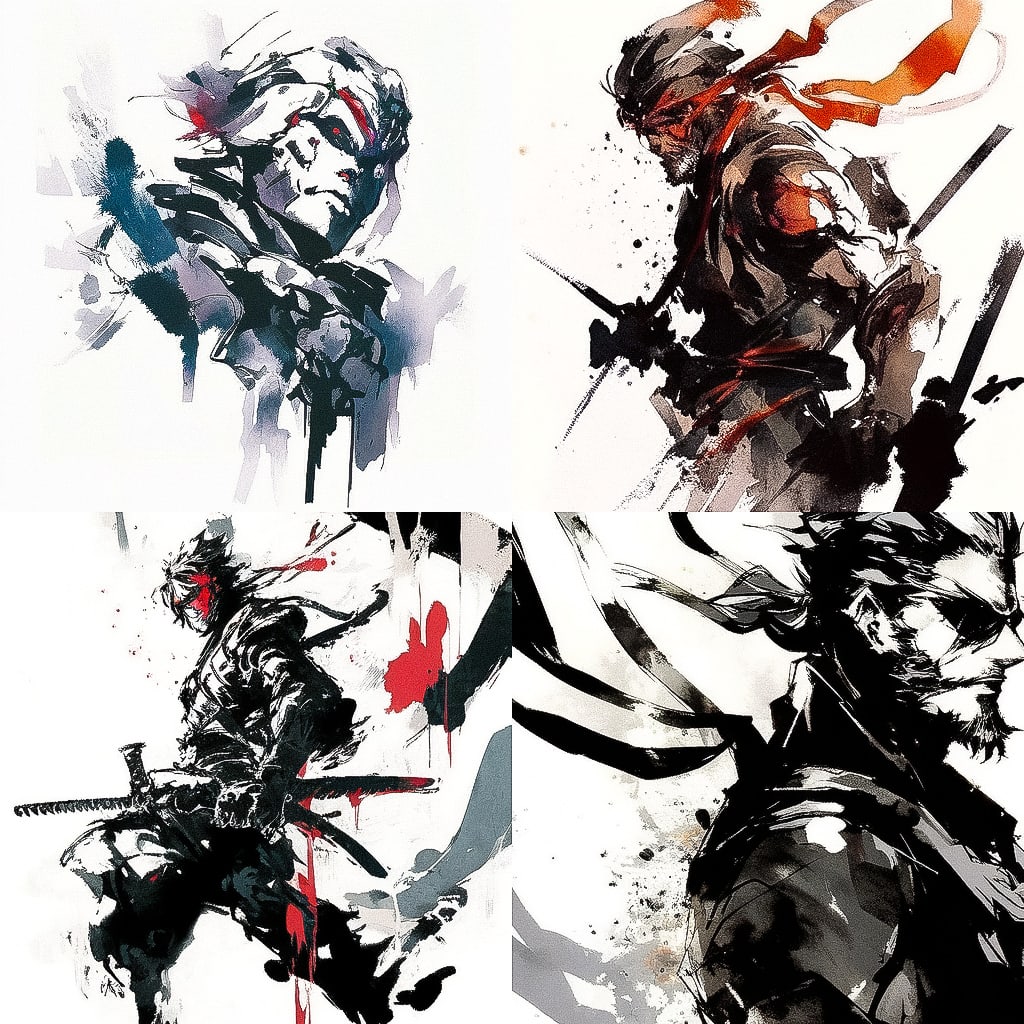 Yoji Shinkawa Midjourney style | Andrei Kovalev's Midlibrary 2.0