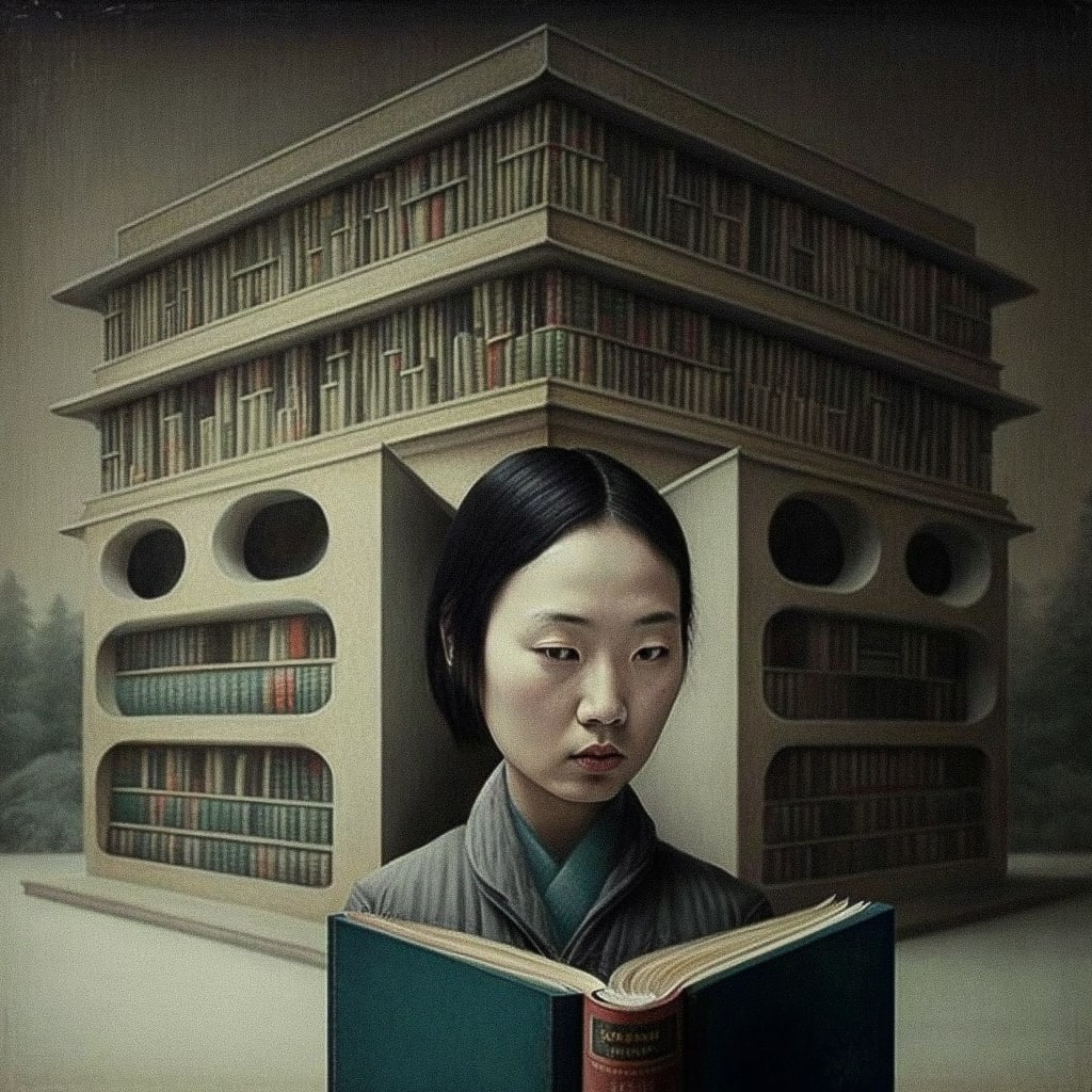 Zhang Xiaogang Midjourney style | Andrei Kovalev's Midlibrary 2.0