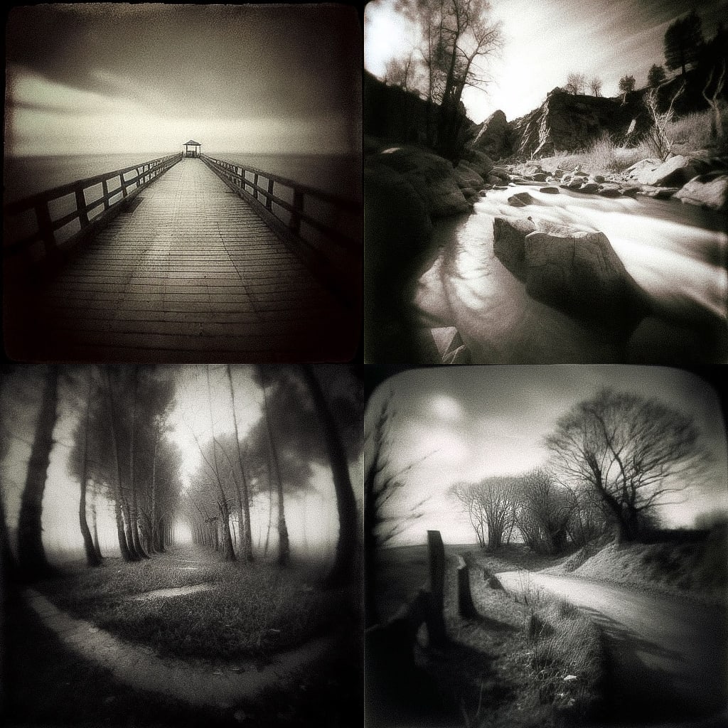 Pinhole photography Midjourney style | Andrei Kovalev's Midlibrary 2.0