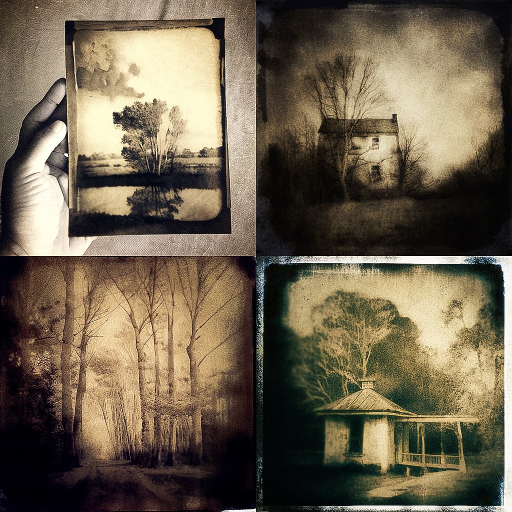 Calotype print Midjourney style | Andrei Kovalev's Midlibrary 2.0