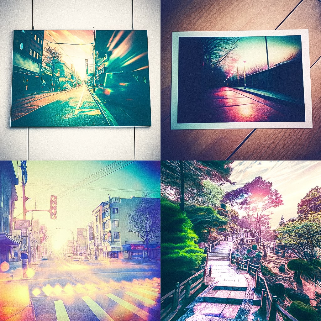 Cross processing print Midjourney style | Andrei Kovalev's Midlibrary 2.0