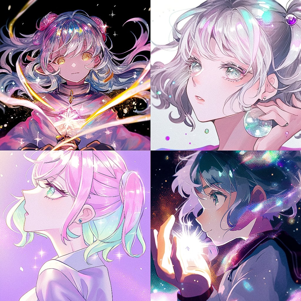 Glitter drawing Midjourney style | Andrei Kovalev's Midlibrary 2.0