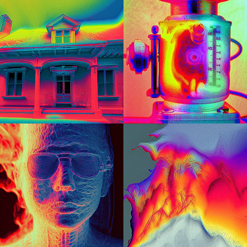 Thermograph Midjourney style | Andrei Kovalev's Midlibrary 2.0