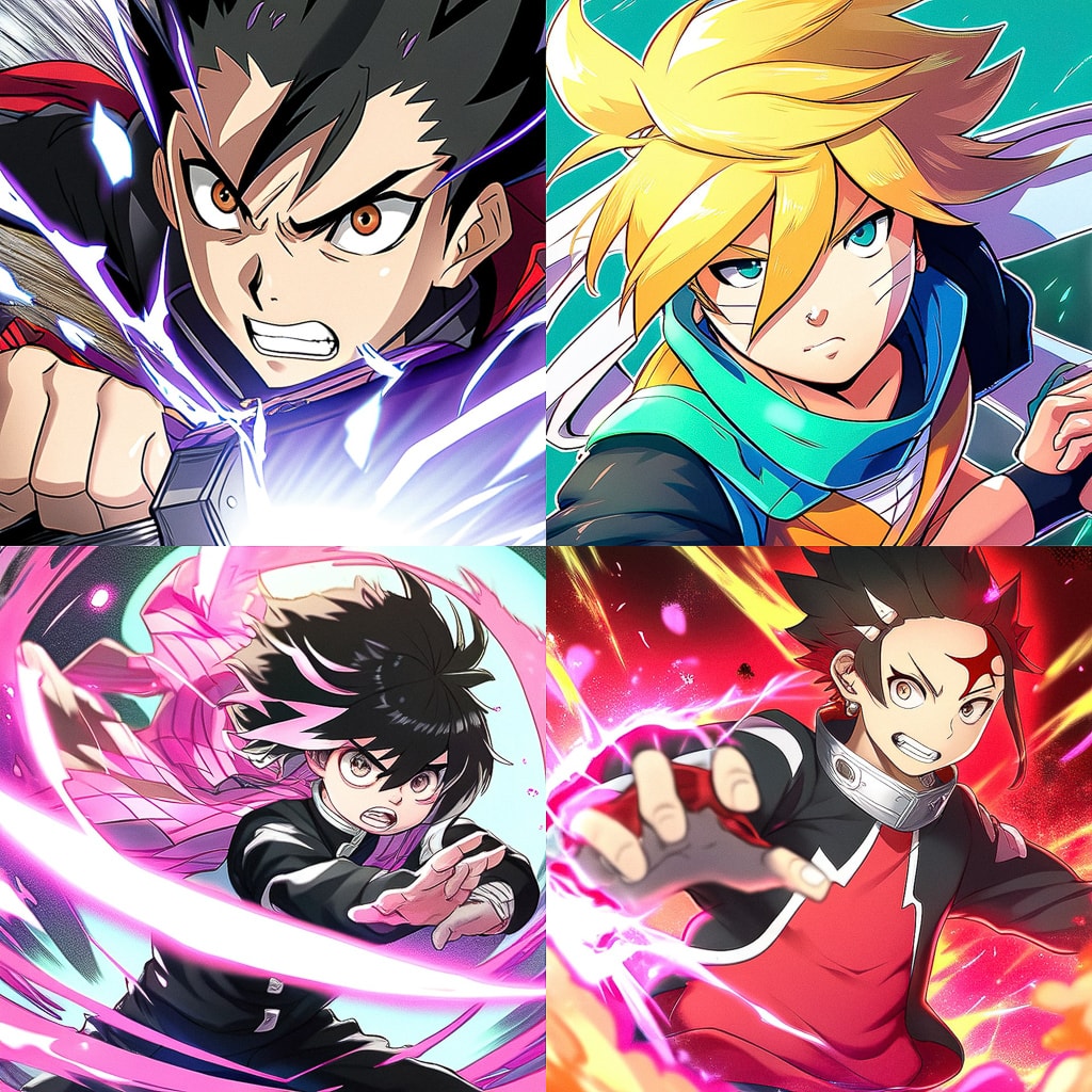 Shonen anime style Midjourney style | Andrei Kovalev's Midlibrary 2.0