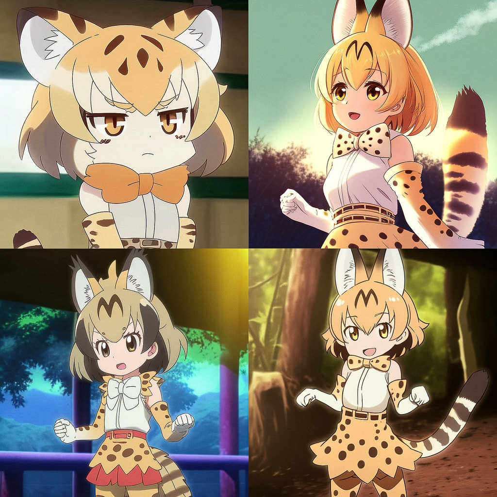 Kemono Friends Midjourney style | Andrei Kovalev's Midlibrary 2.0