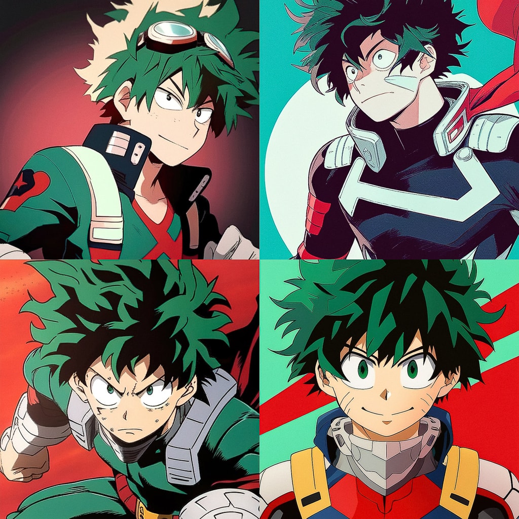 My Hero Academia Midjourney style | Andrei Kovalev's Midlibrary 2.0