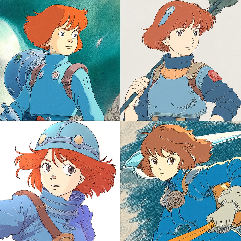 Nausica Midjourney style | Andrei Kovalev's Midlibrary 2.0