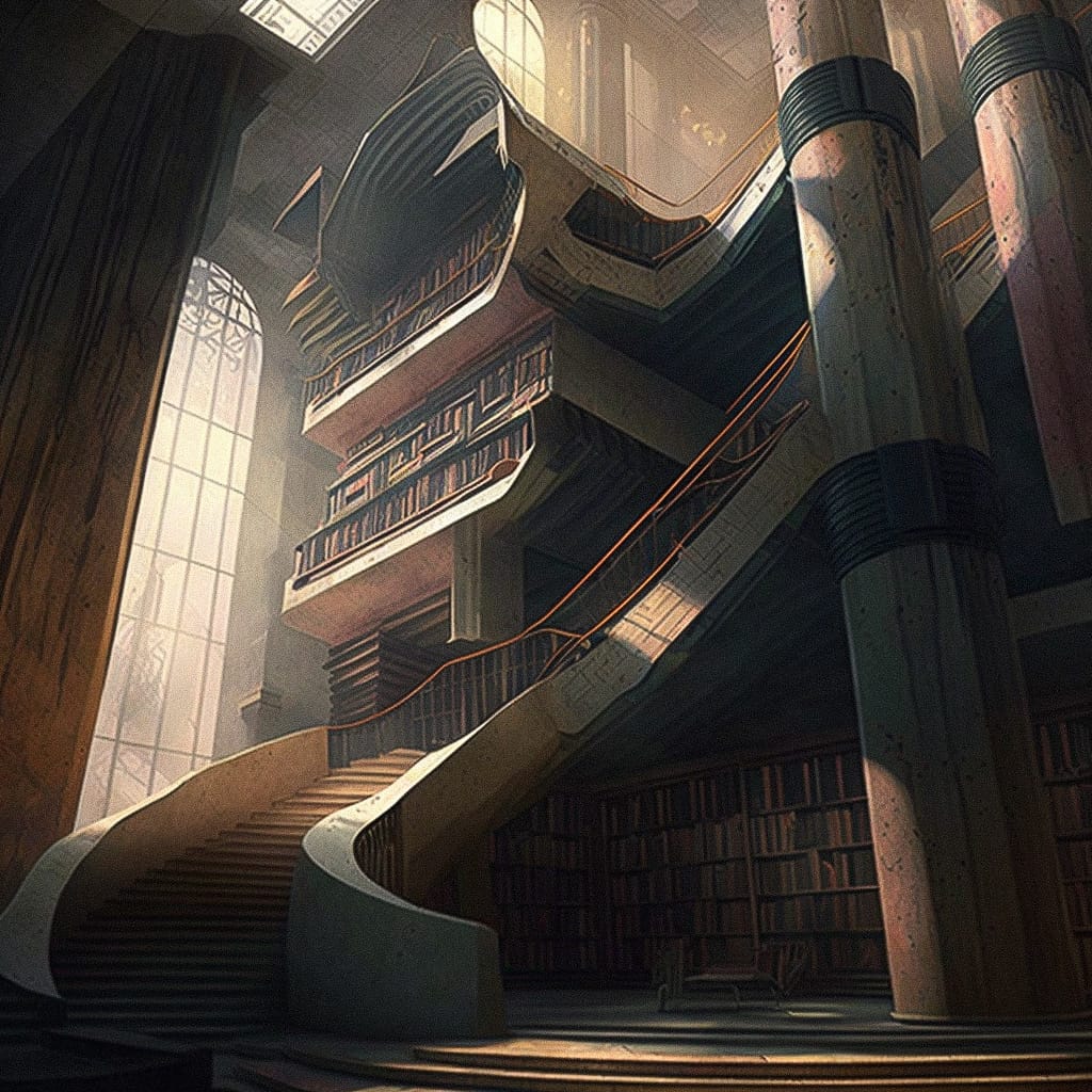 Gerhard Richter Midjourney style | Andrei Kovalev's Midlibrary 2.0