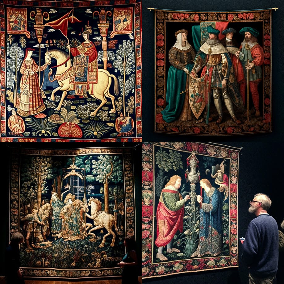 Flemish tapestry Midjourney style | Andrei Kovalev's Midlibrary 2.0