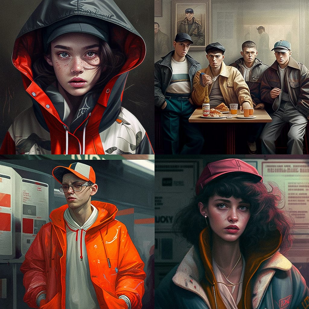 Gopnik fashion Midjourney style | Andrei Kovalev's Midlibrary 2.0