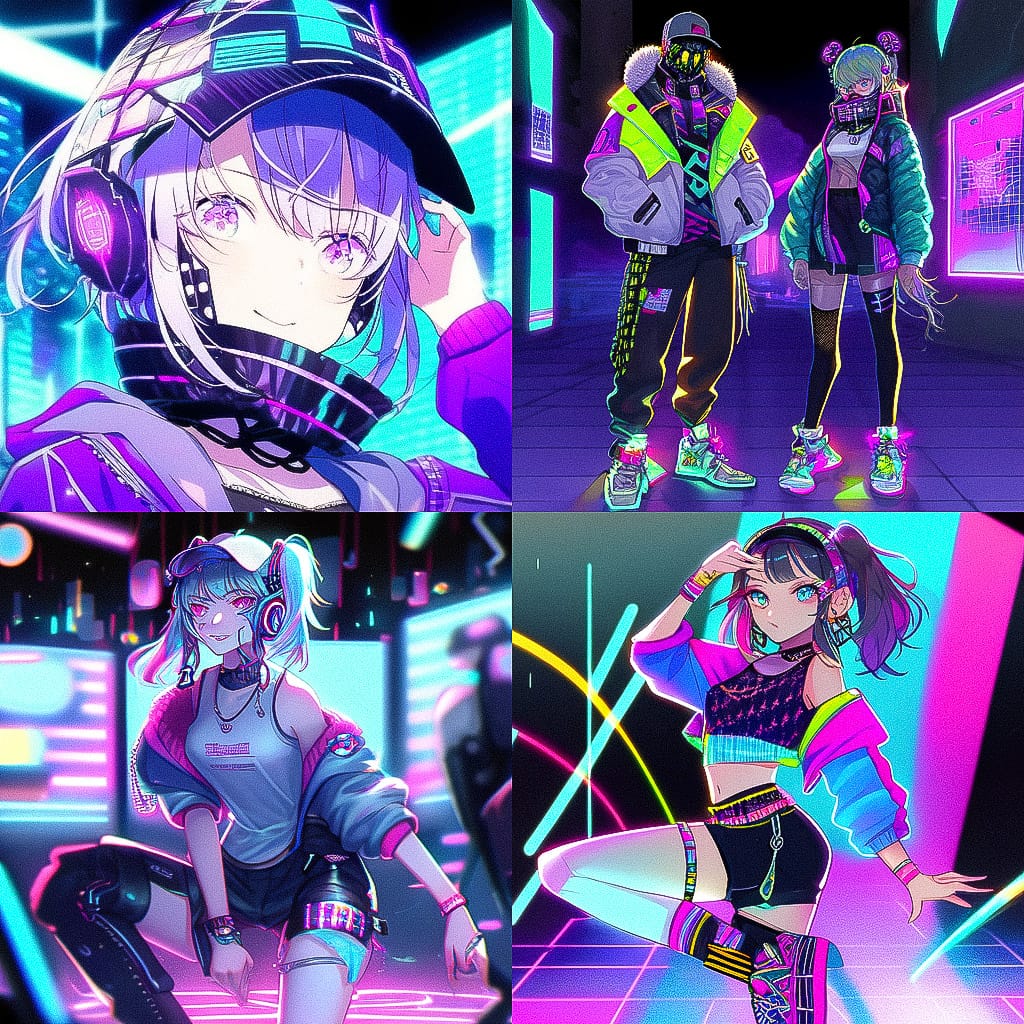 Rave fashion Midjourney style | Andrei Kovalev's Midlibrary 2.0