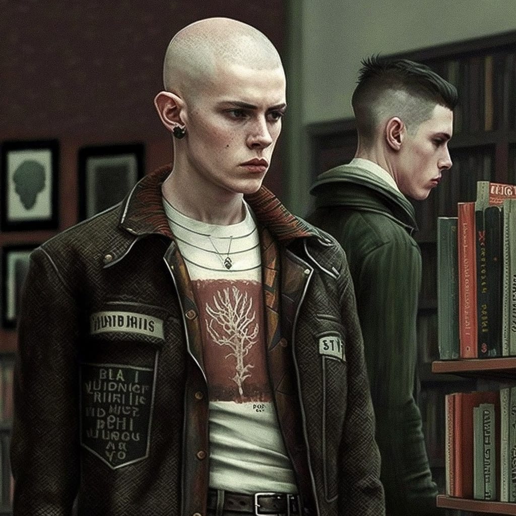 Skinhead fashion Midjourney style | Andrei Kovalev's Midlibrary 2.0