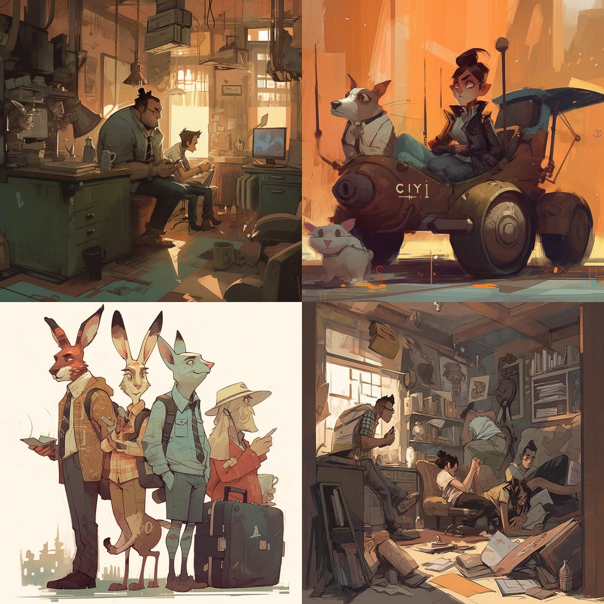 Style dump | Midjourney AI styles collection | Andrei Kovalev's Midlibrary