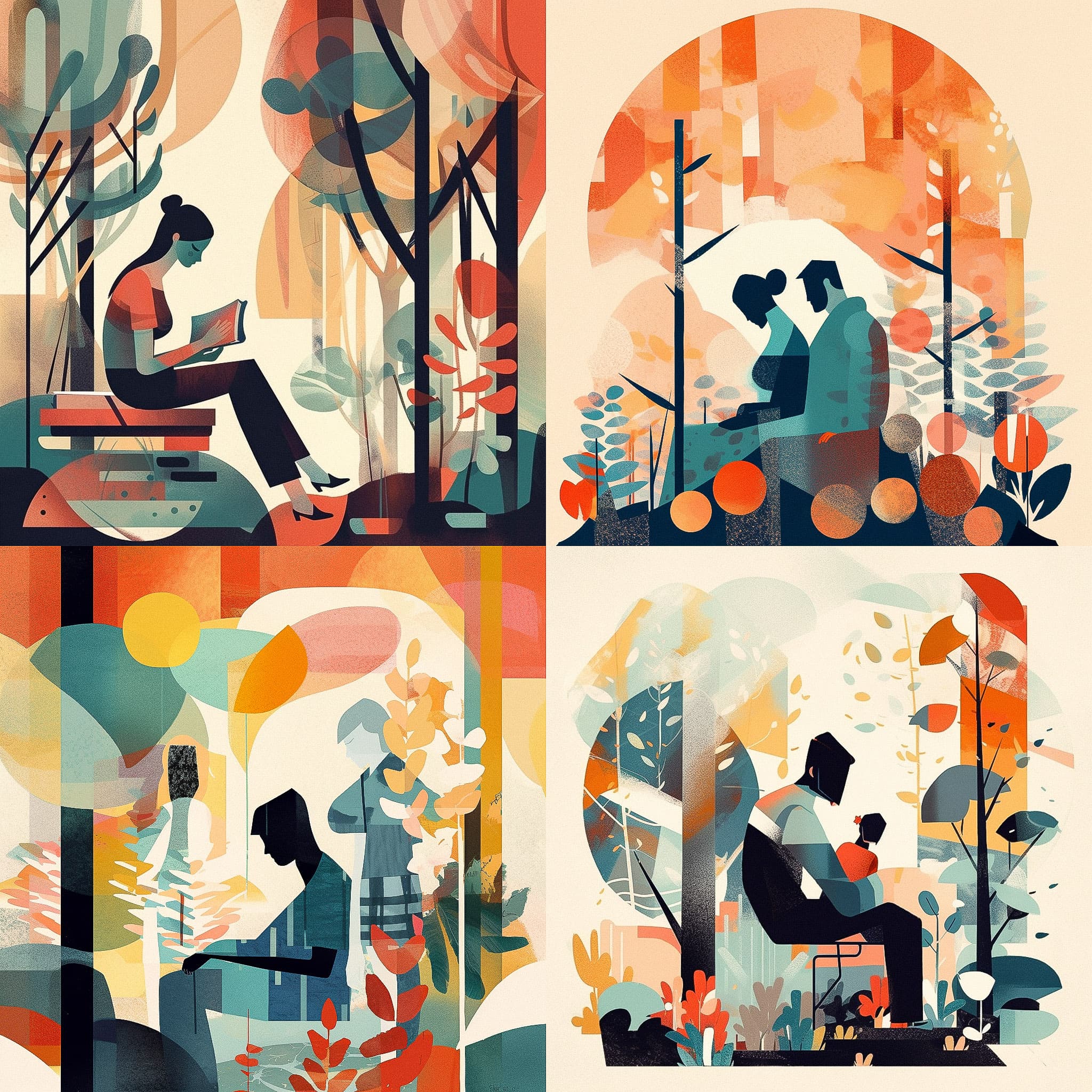 Keith Negley Midjourney style | Andrei Kovalev's Midlibrary 2.0