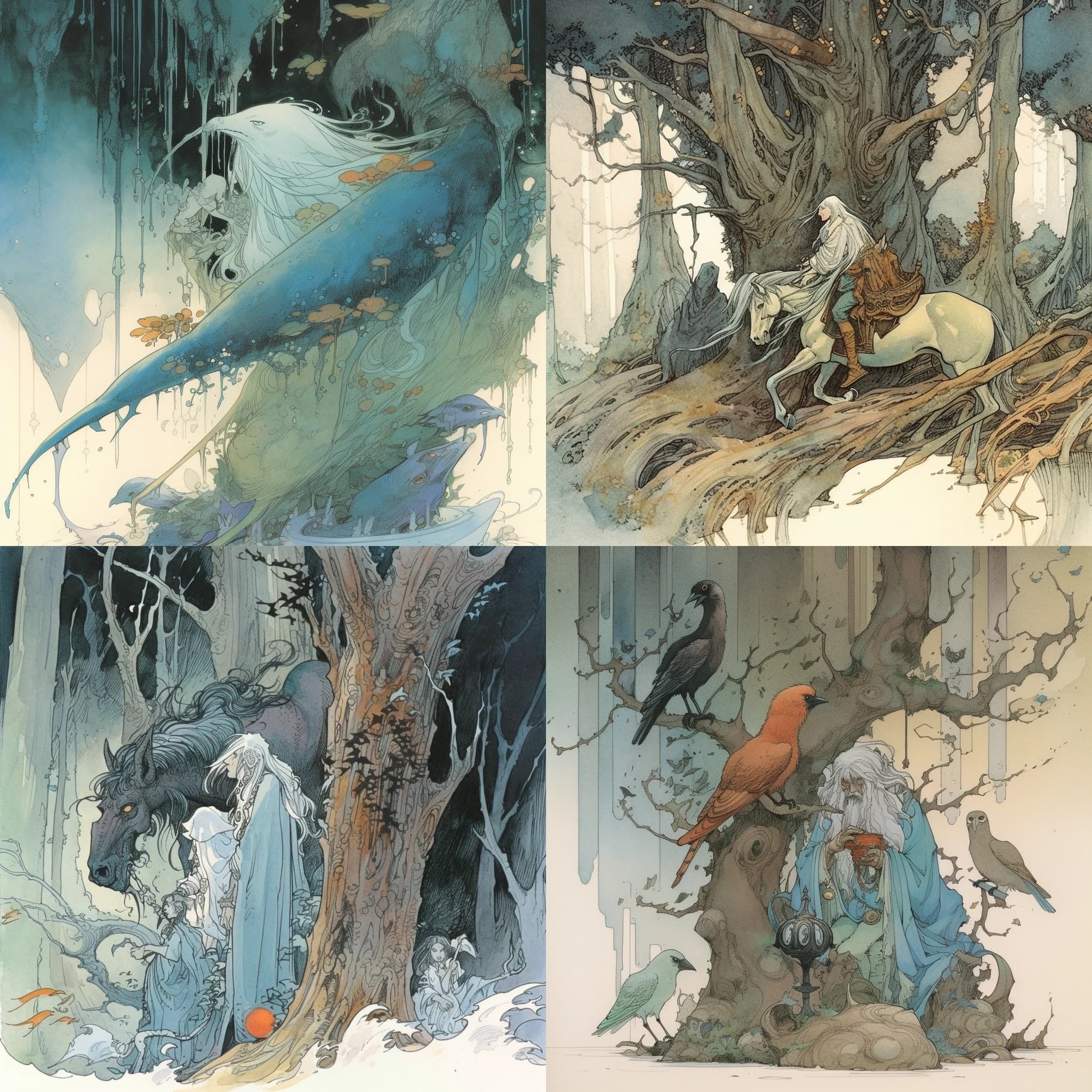 Tim Doyle Midjourney style | Andrei Kovalev's Midlibrary 2.0