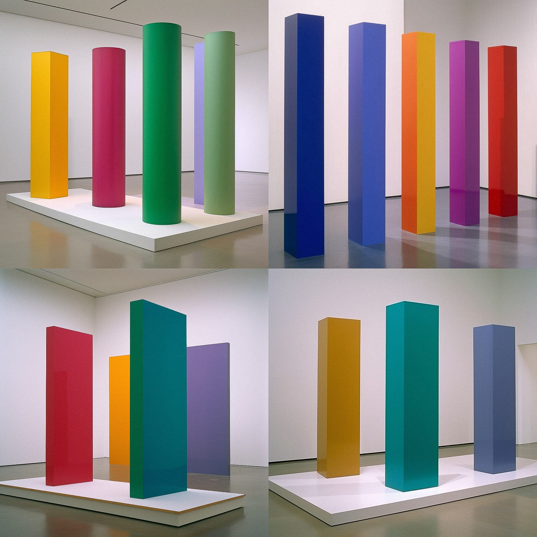 Anne Truitt Midjourney style | Andrei Kovalev's Midlibrary 2.0