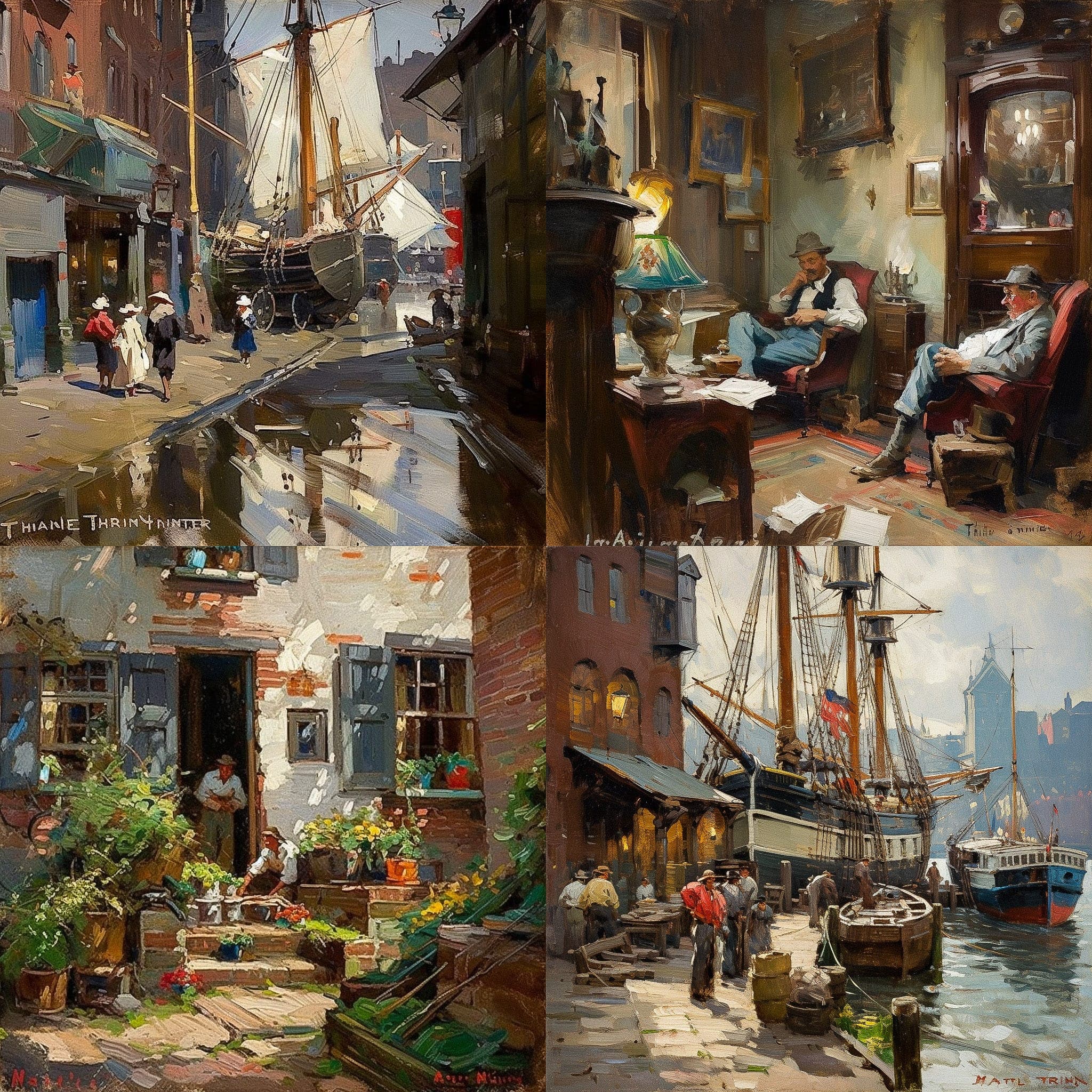 Anthony Thieme Midjourney style | Andrei Kovalev's Midlibrary 2.0