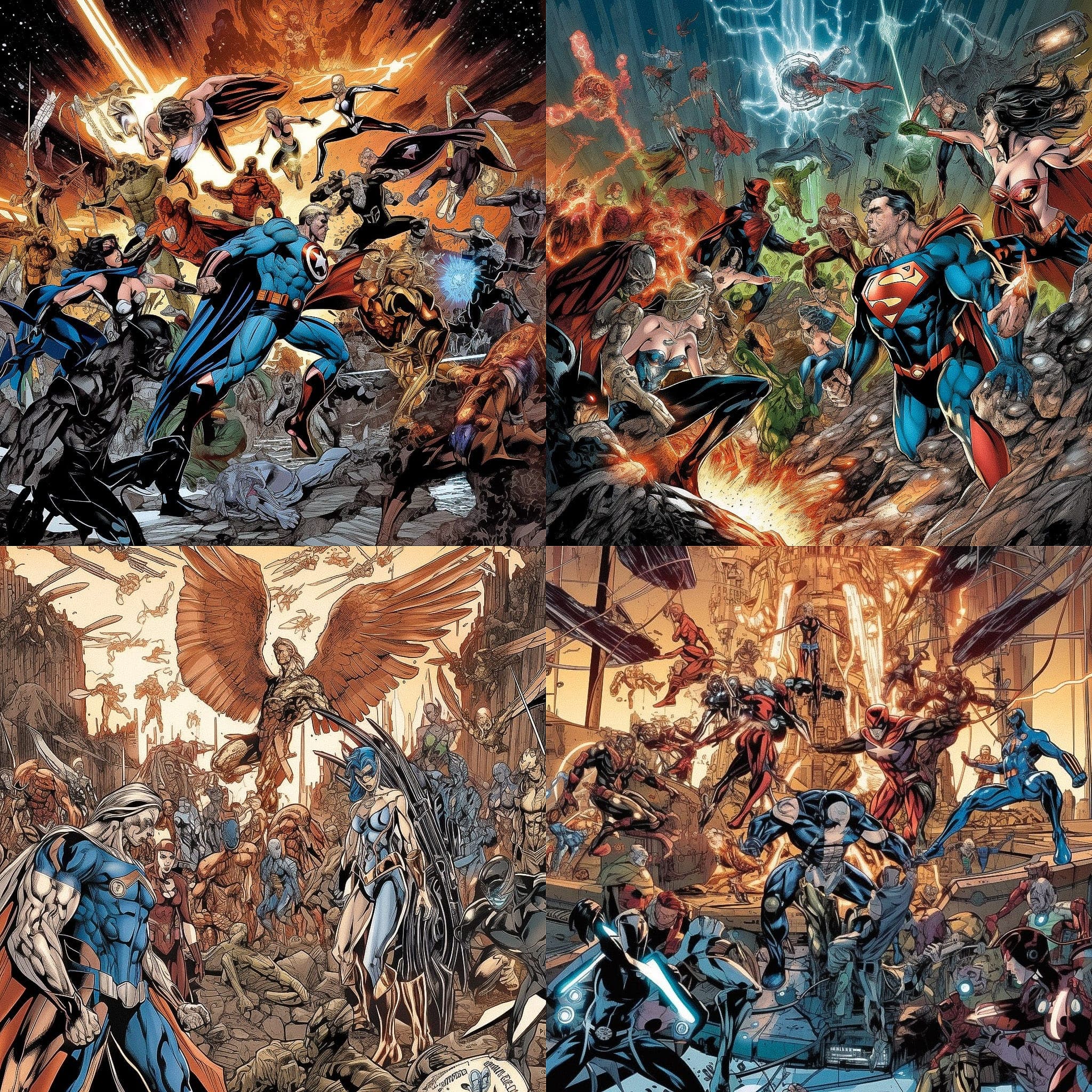 Midjourney AI Styles featuring Comics + Comic Books | Andrei Kovalev's Midlibrary 2.0