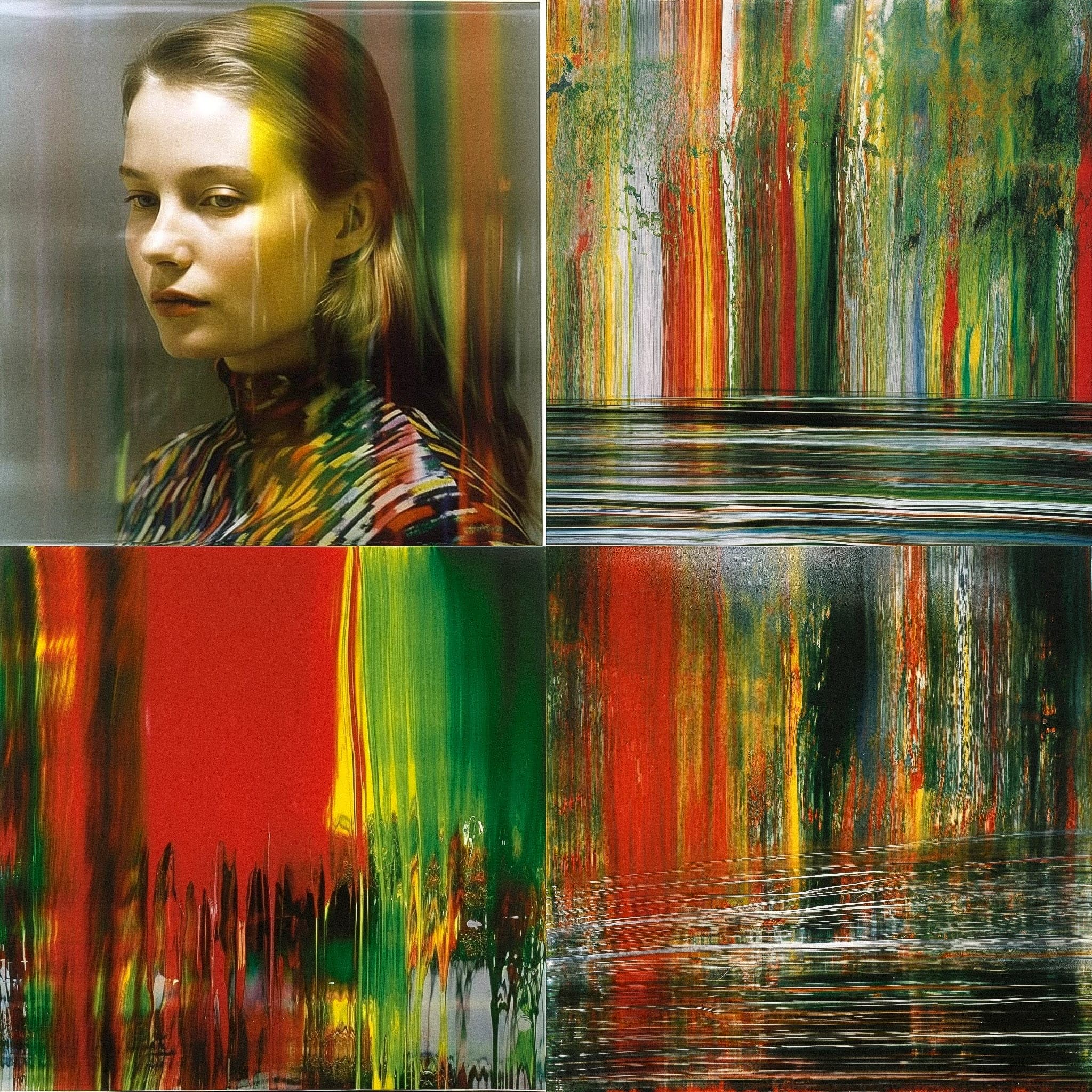 Gerhard Richter Midjourney style | Andrei Kovalev's Midlibrary 2.0