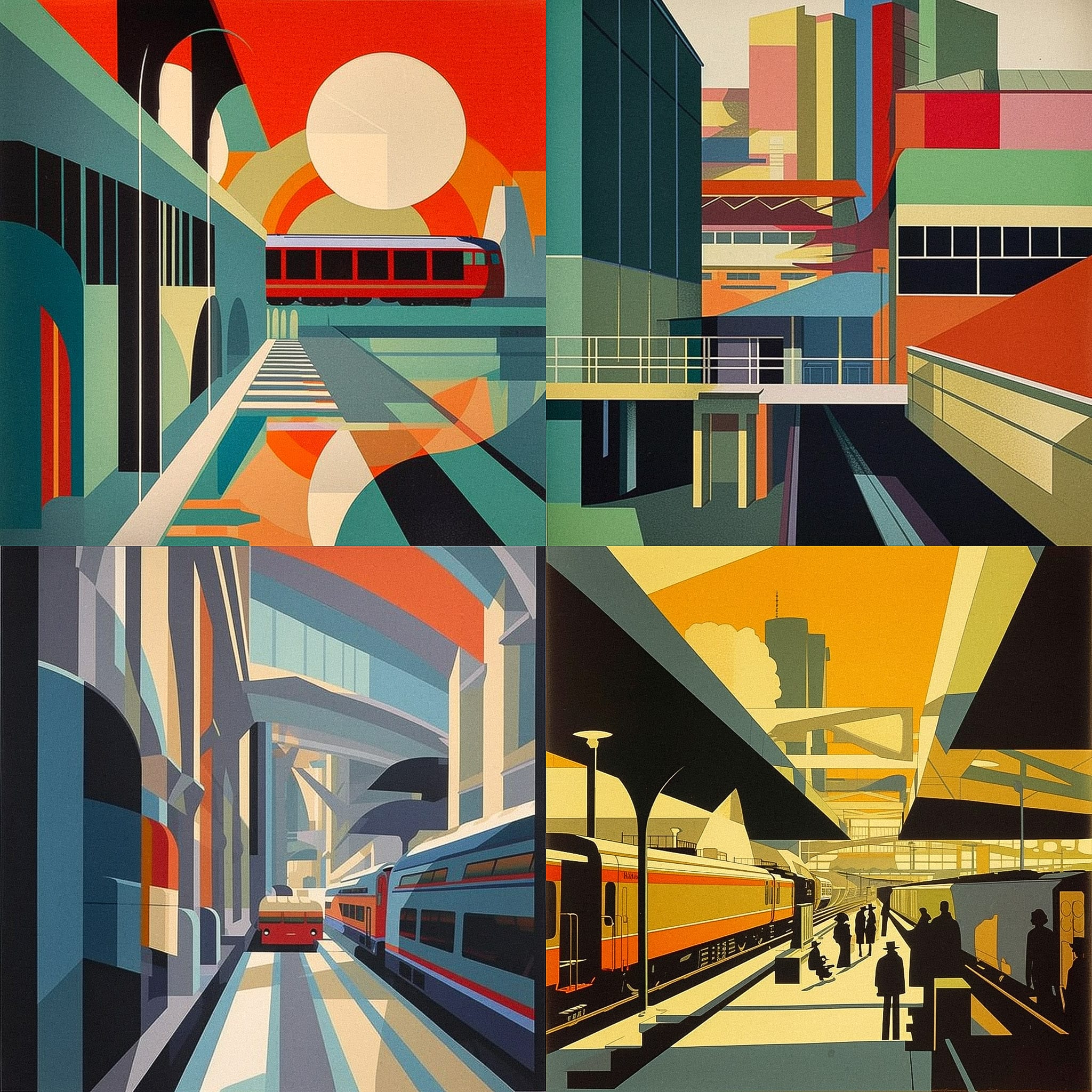 Eyvind Earle Midjourney style | Andrei Kovalev's Midlibrary 2.0