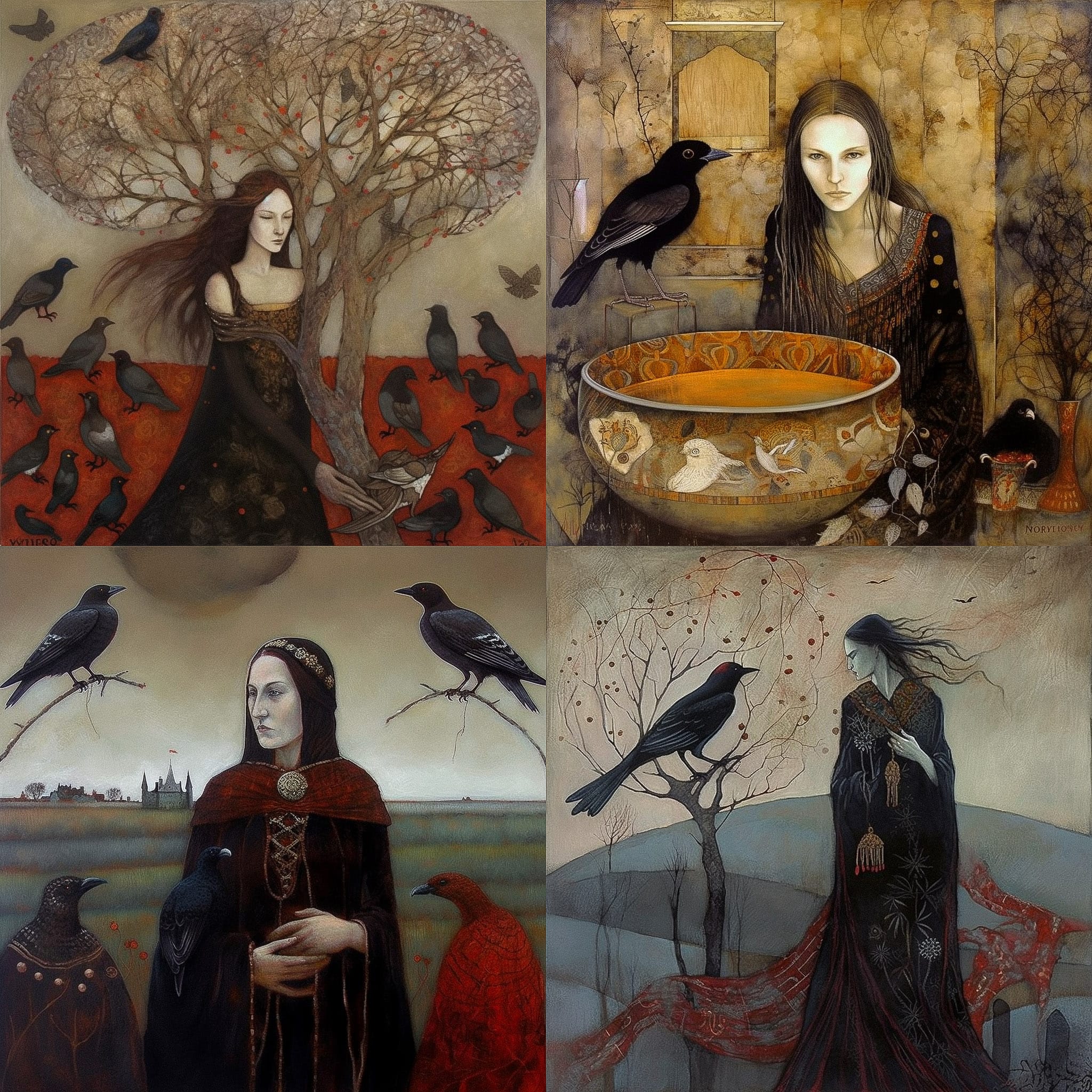 Victoria Crowe Midjourney style | Andrei Kovalev's Midlibrary 2.0