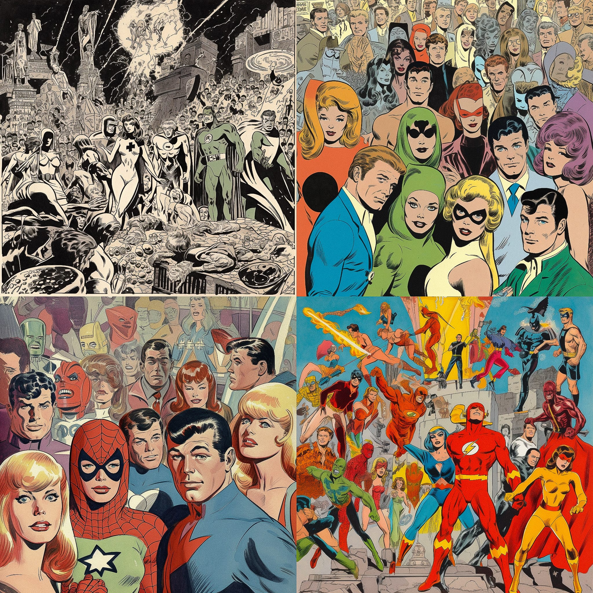 Vince Colletta Midjourney style | Andrei Kovalev's Midlibrary 2.0