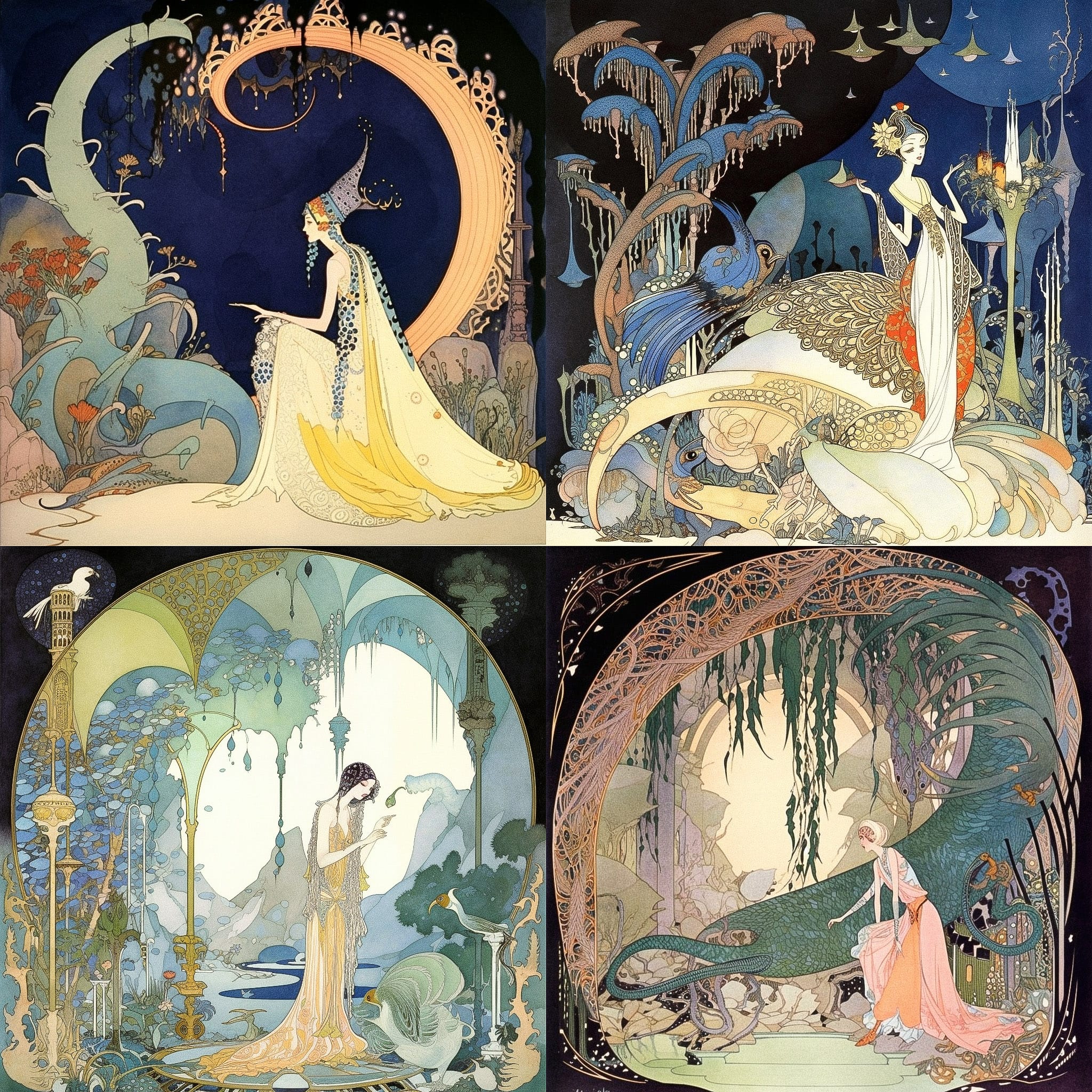 Galaxy Express 999 Midjourney style | Andrei Kovalev's Midlibrary 2.0