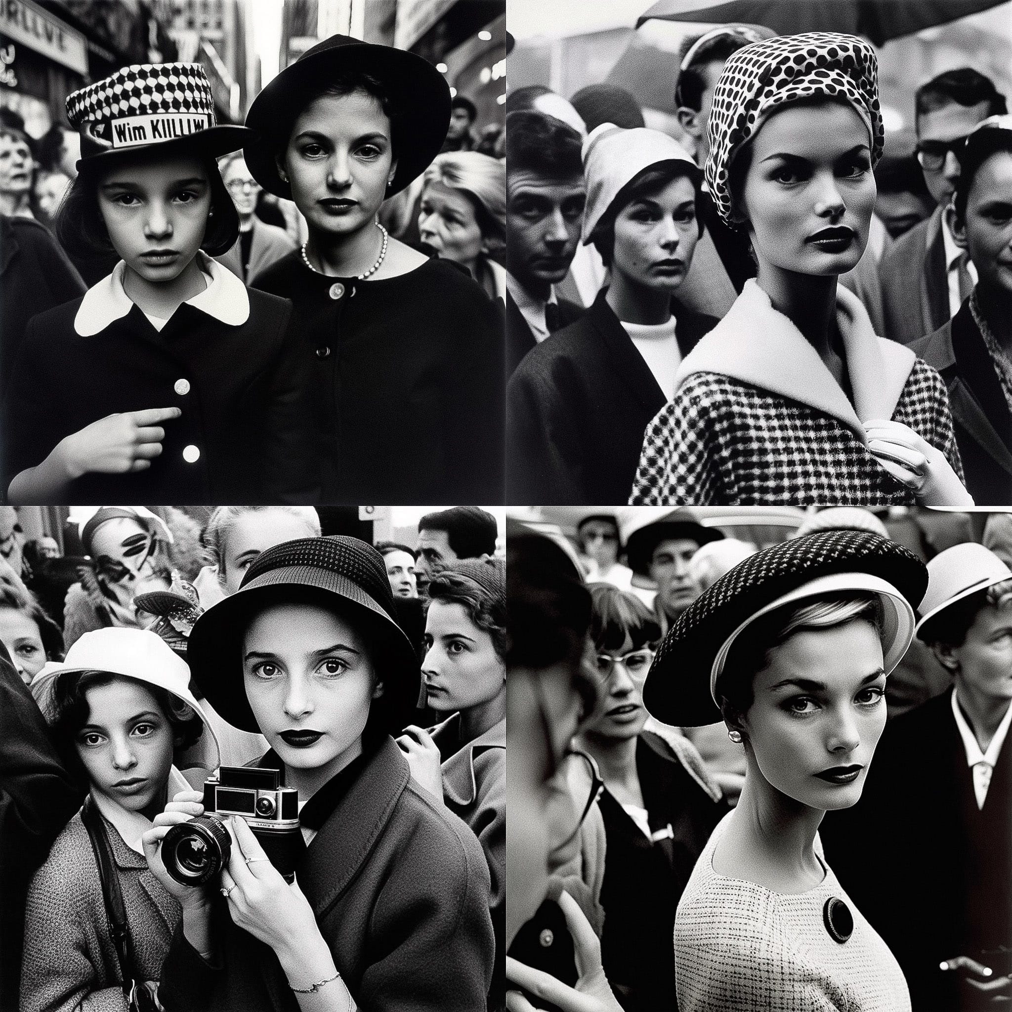 William Klein Midjourney style | Andrei Kovalev's Midlibrary 2.0
