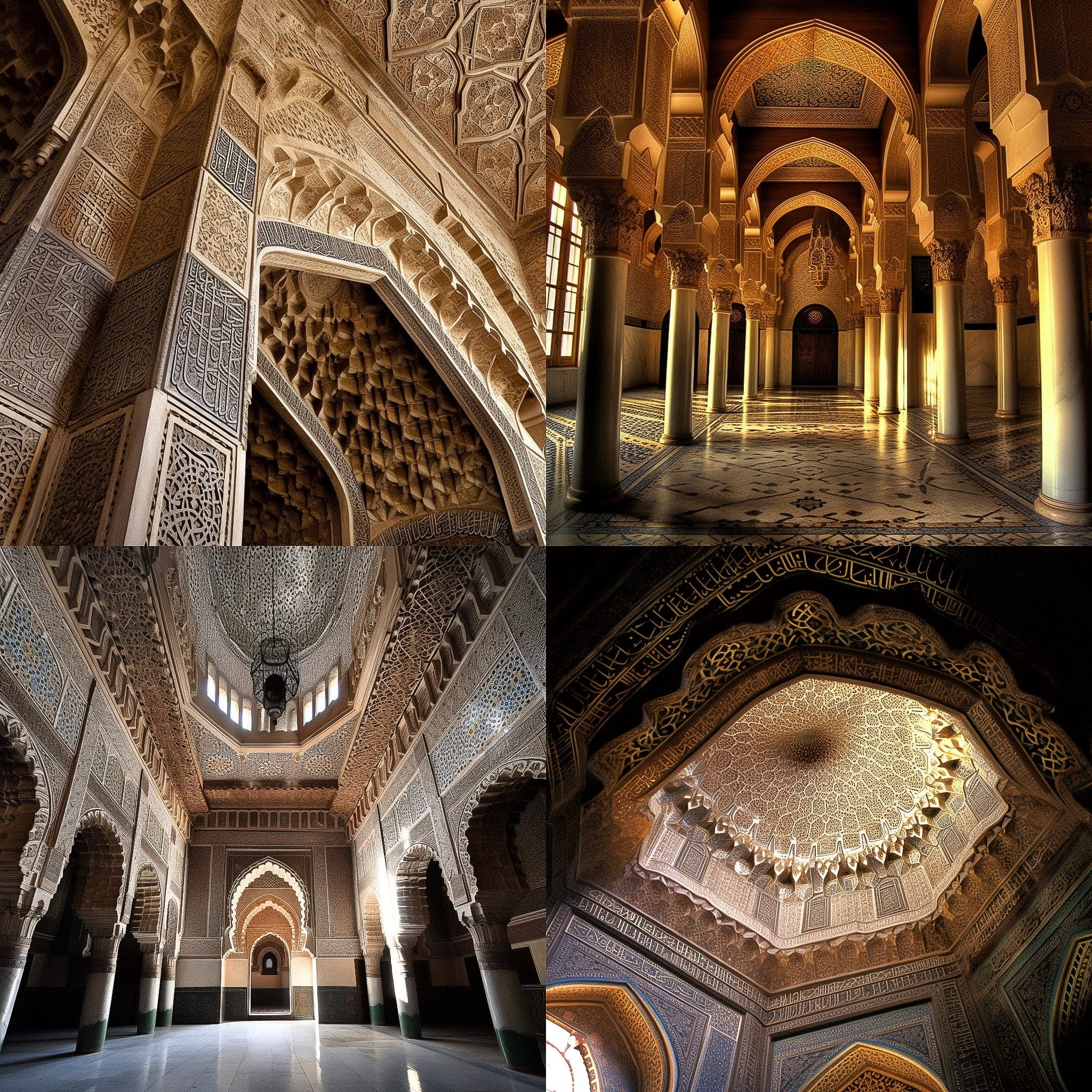 Islamic architecture Midjourney style | Andrei Kovalev's Midlibrary 2.0