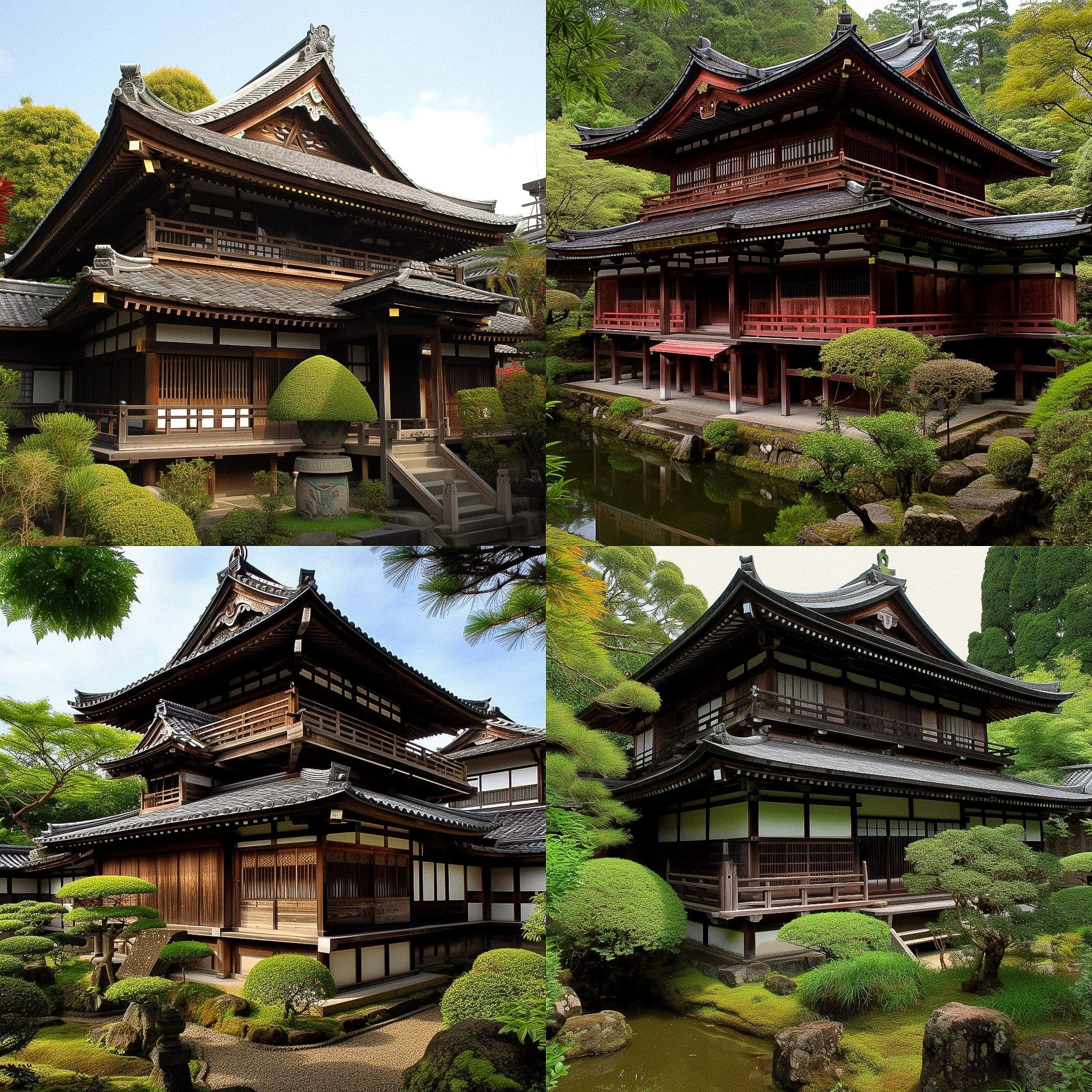Traditional Japanese architecture Midjourney style | Andrei Kovalev's ...