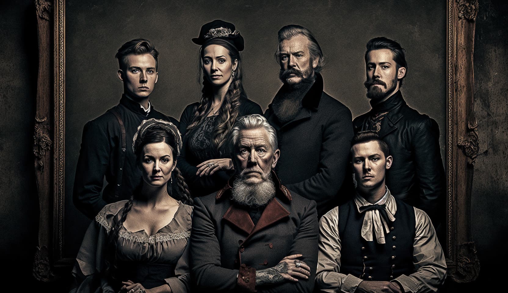 Group portrait Midjourney style | Andrei Kovalev's Midlibrary