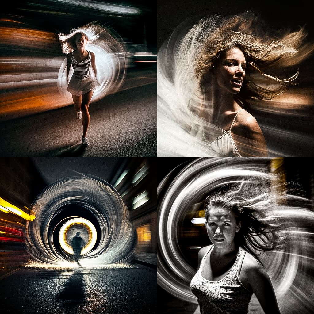 Slow shutter speed Midjourney style | Andrei Kovalev's Midlibrary 2.0