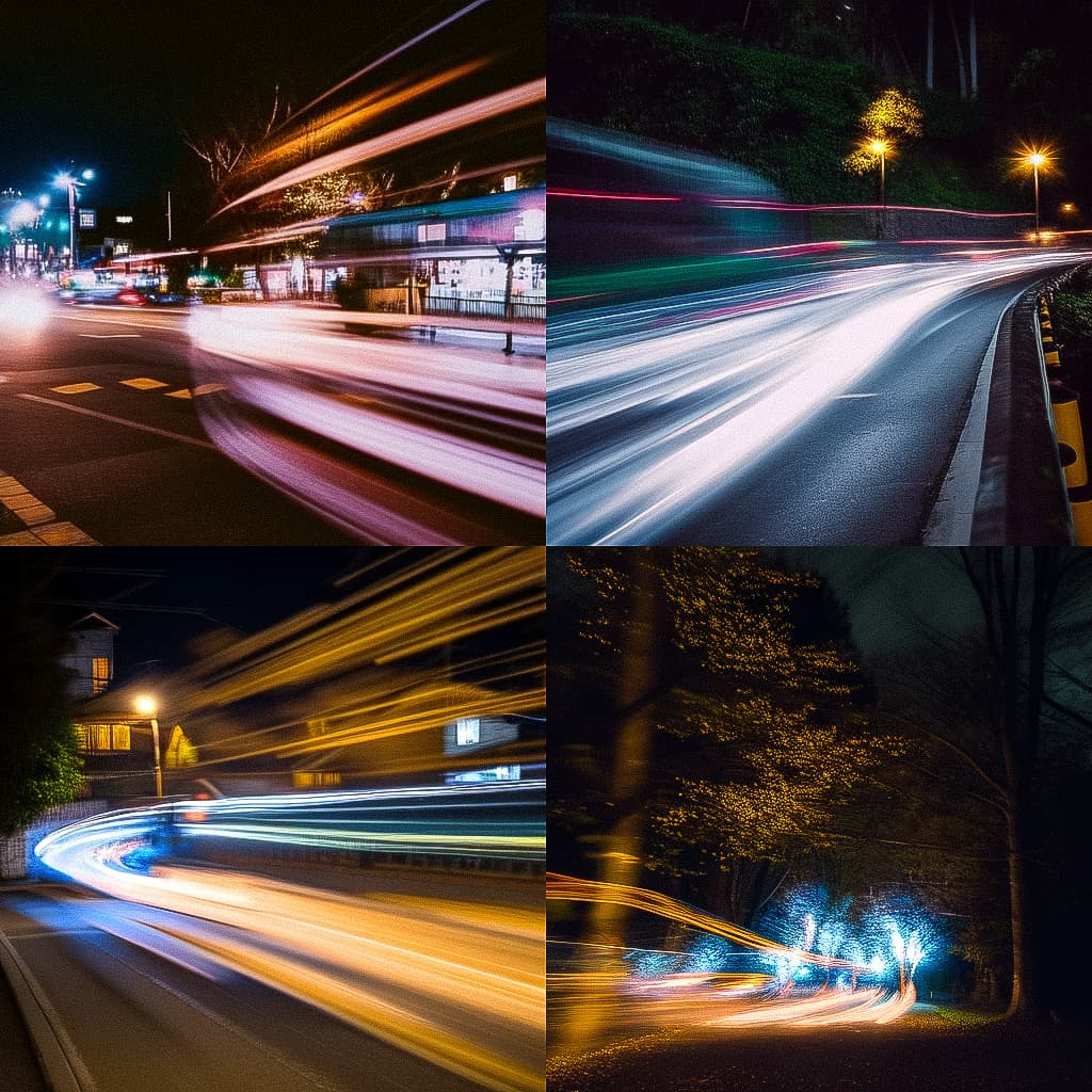 Slow shutter speed Midjourney style | Andrei Kovalev's Midlibrary 2.0