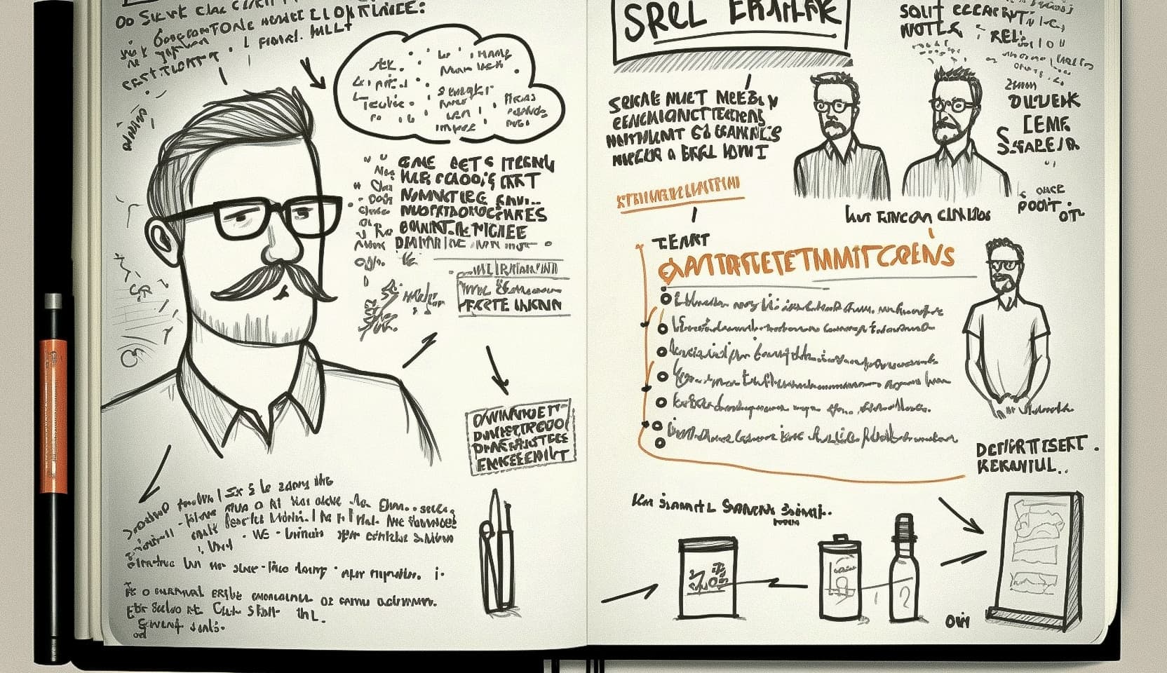 Sketchnote style Midjourney style | Andrei Kovalev's Midlibrary