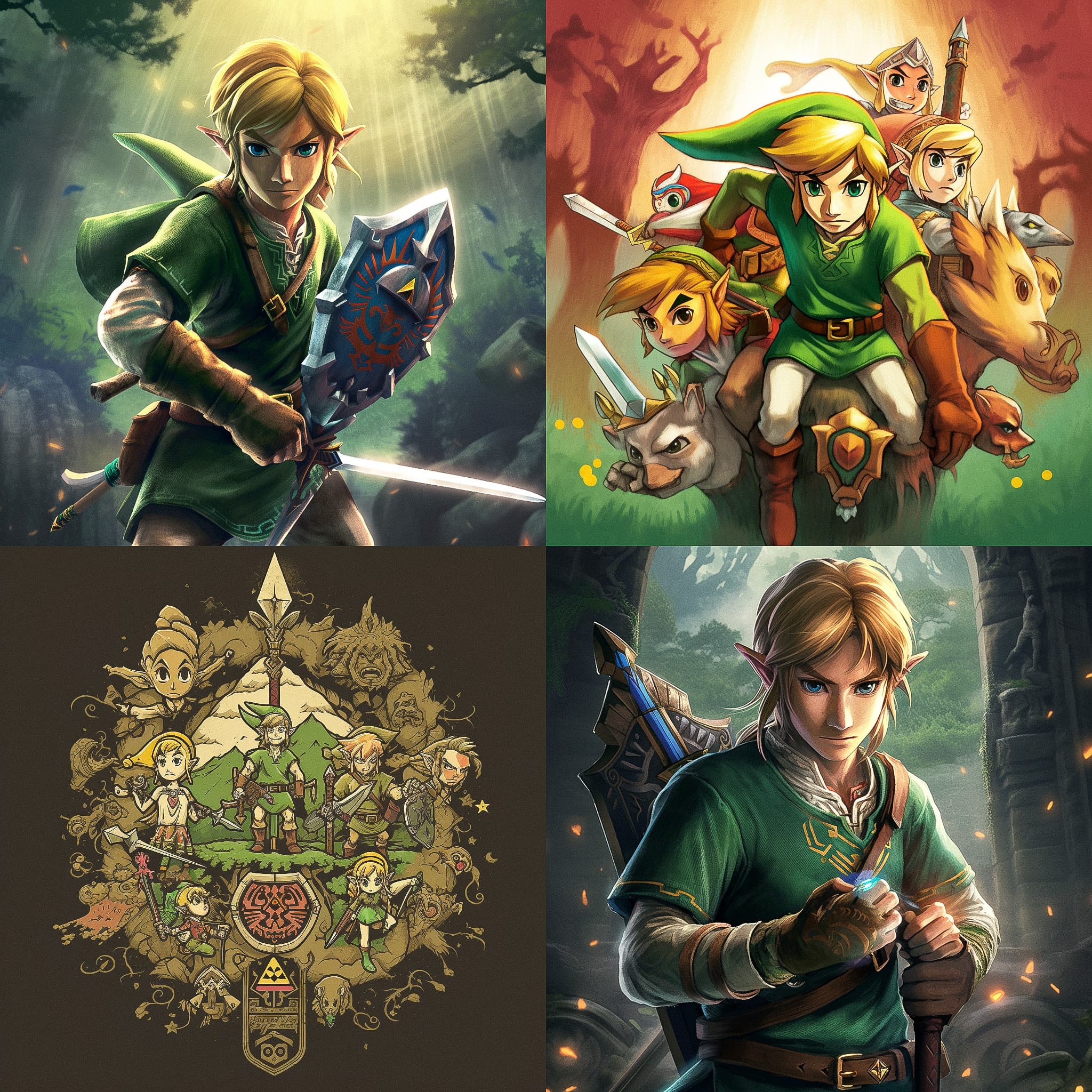 The Legend of Zelda Midjourney style | Andrei Kovalev's Midlibrary 2.0