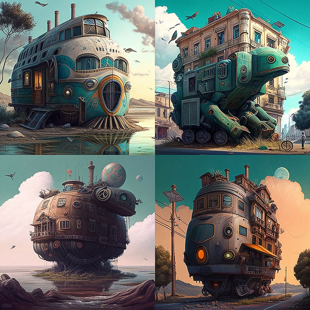Alejandro Burdisio Midjourney style | Andrei Kovalev's Midlibrary 2.0