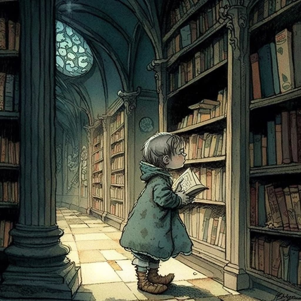 Chris Riddell Midjourney style | Andrei Kovalev's Midlibrary 2.0