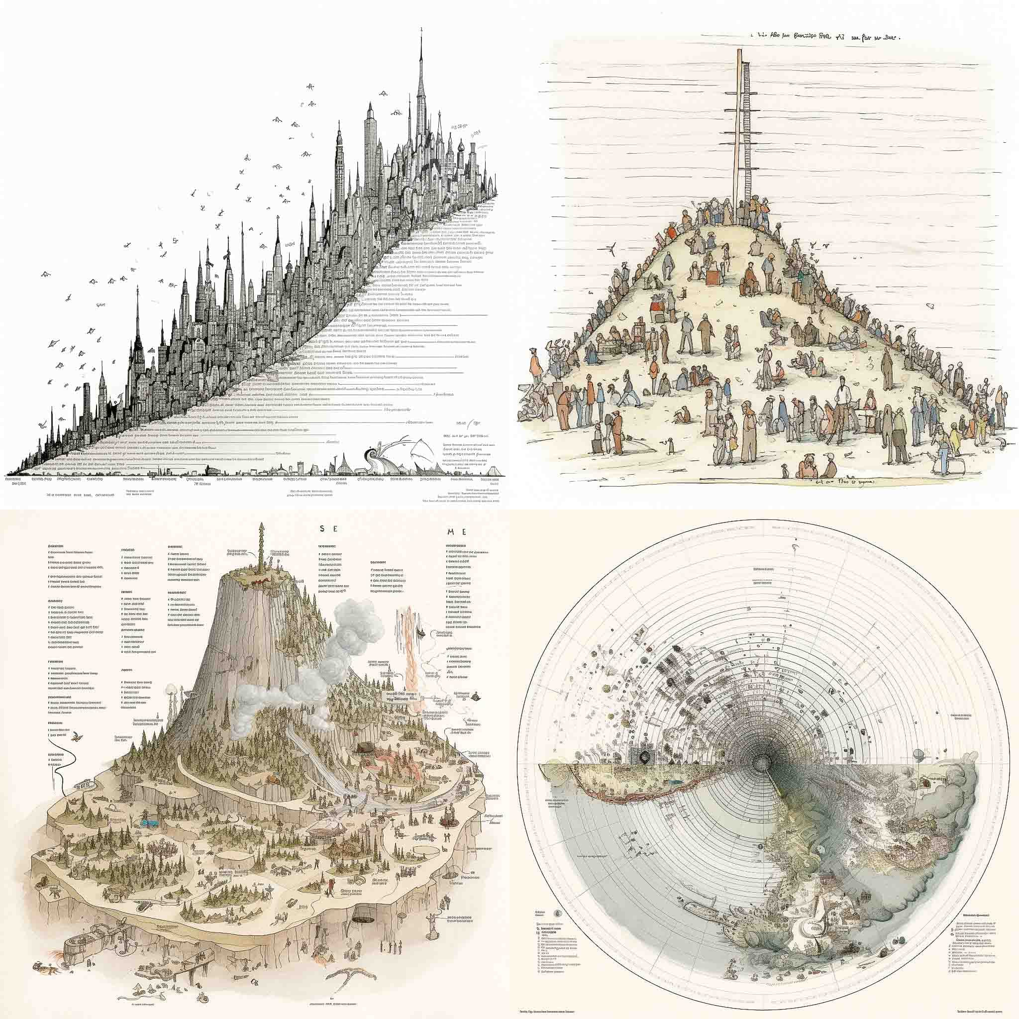 Edward Tufte Midjourney style | Andrei Kovalev's Midlibrary 2.0
