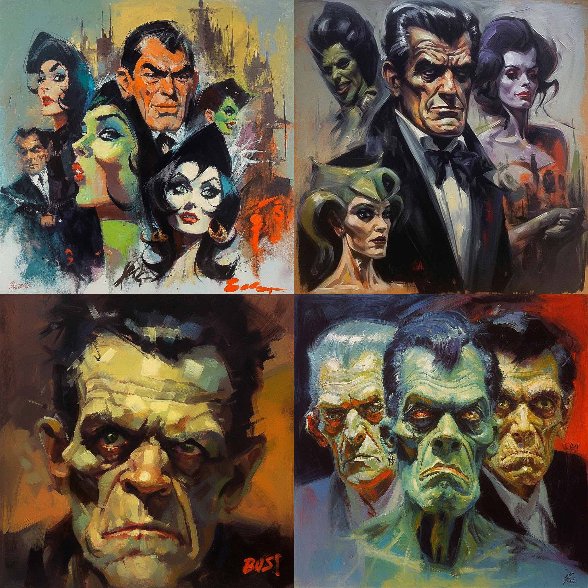 Basil Gogos Midjourney style | Andrei Kovalev's Midlibrary 2.0