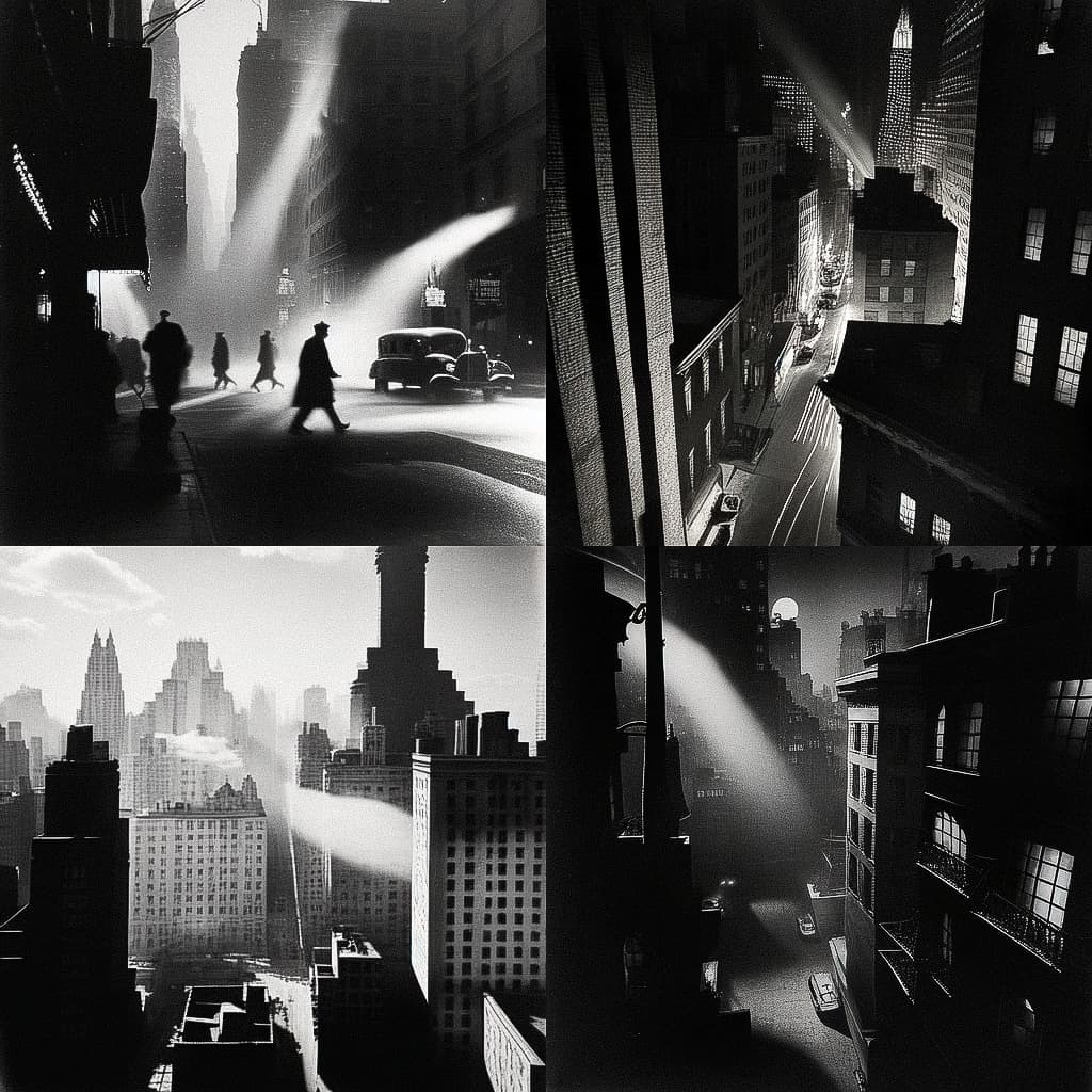 Andreas Feininger Midjourney style | Andrei Kovalev's Midlibrary 2.0