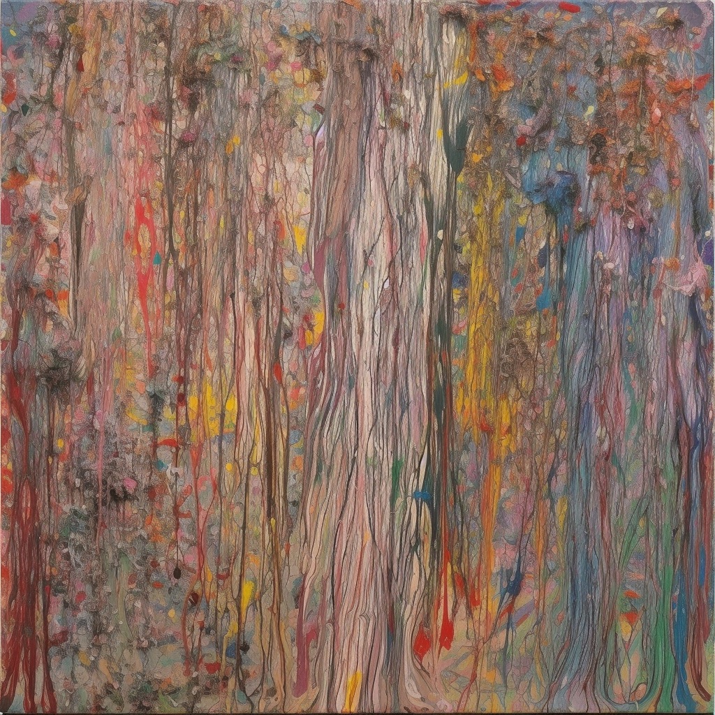 Larry Poons Midjourney style | Andrei Kovalev's Midlibrary 2.0