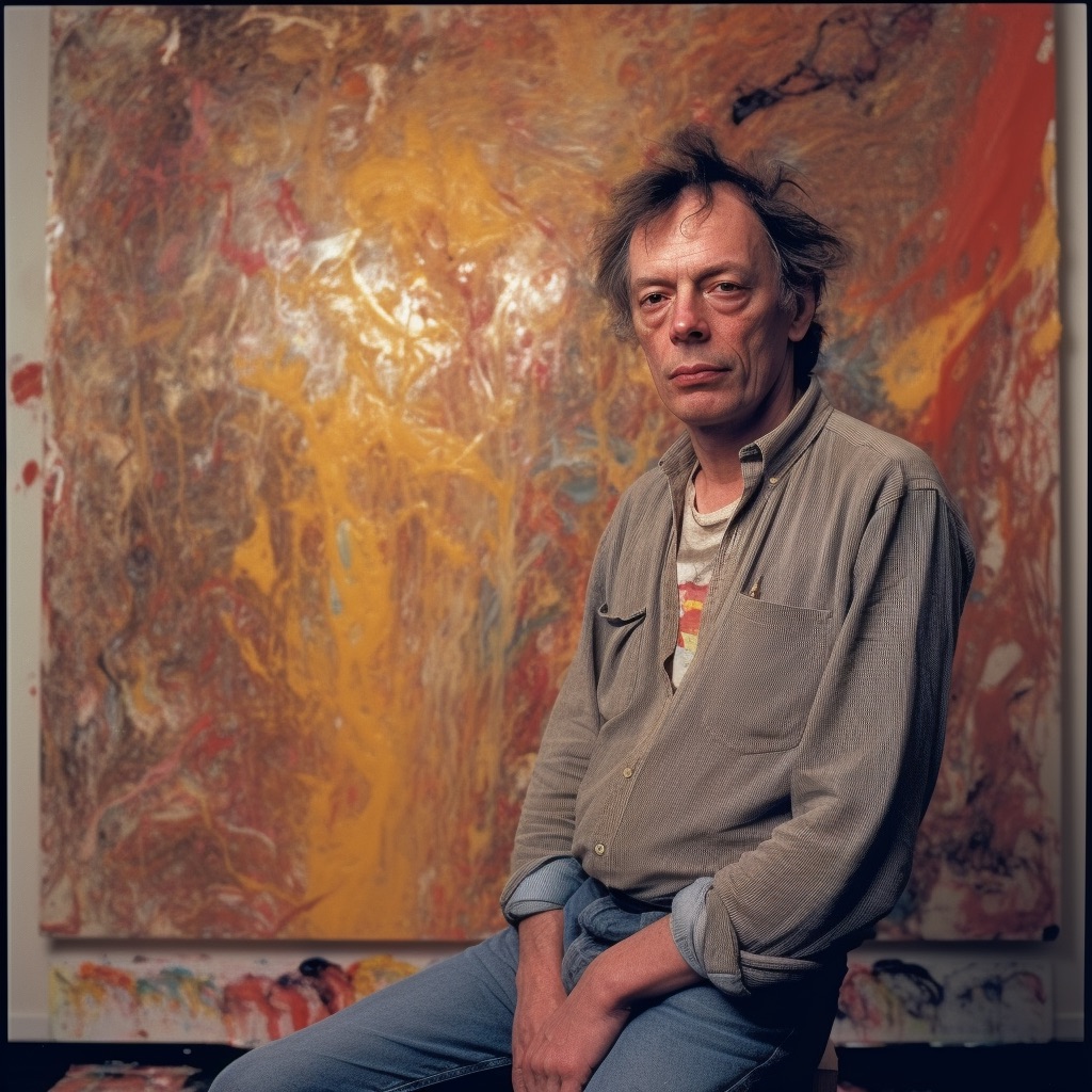 Larry Poons Midjourney style | Andrei Kovalev's Midlibrary 2.0