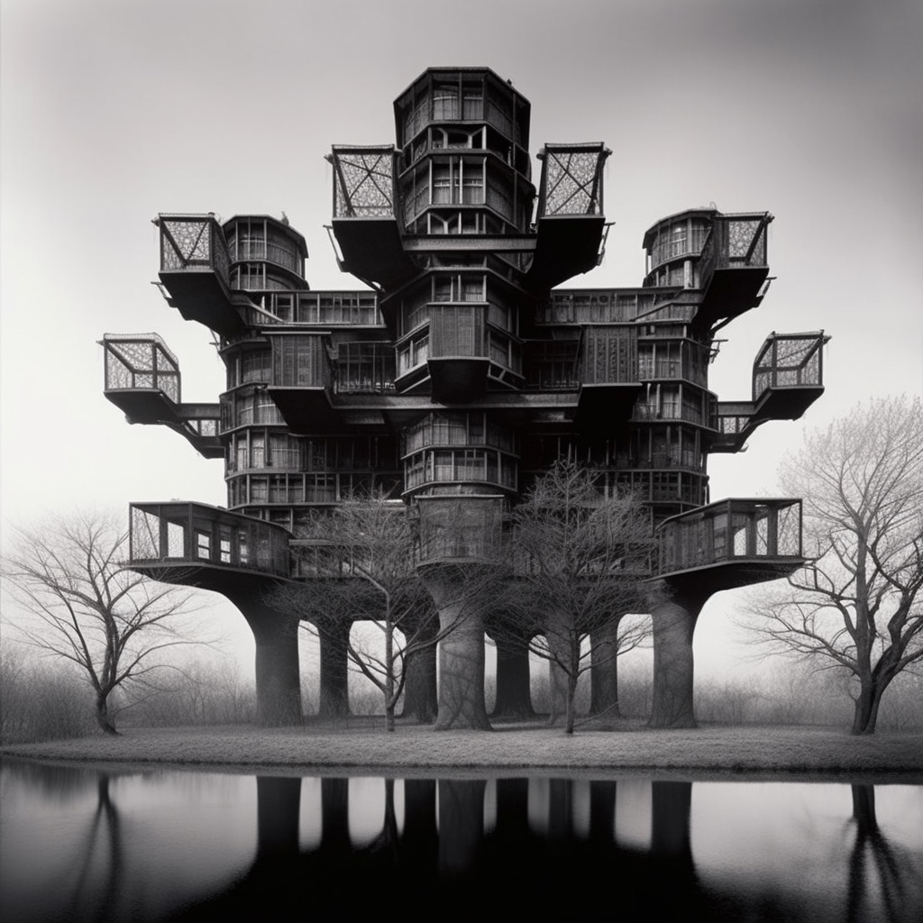 Michael Kenna Midjourney style | Andrei Kovalev's Midlibrary 2.0