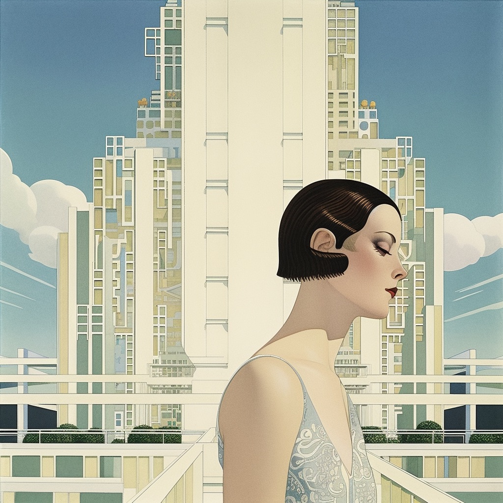 Coles Phillips Midjourney style | Andrei Kovalev's Midlibrary 2.0
