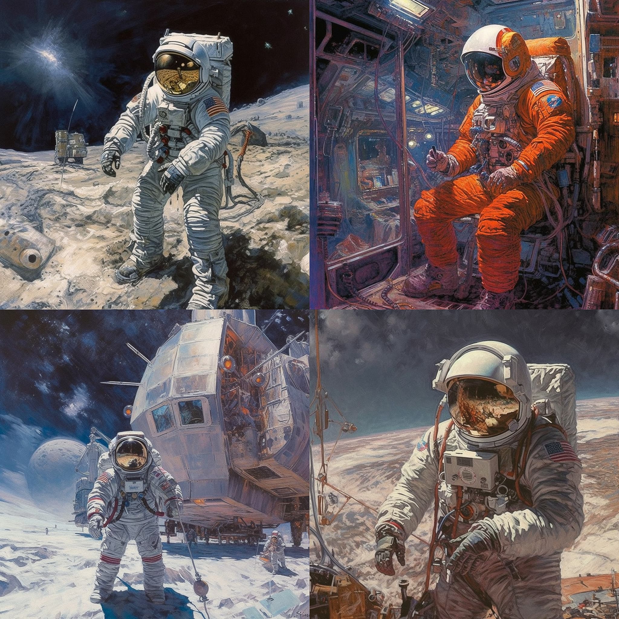 George Birrell Midjourney style | Andrei Kovalev's Midlibrary 2.0